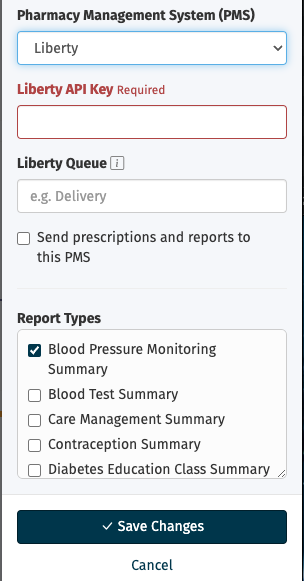 Liberty Software Pharmacy Management System – Workflow Services