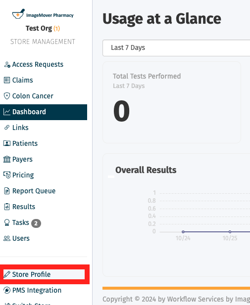Setting Up or Updating your Organization Profile – Workflow Services