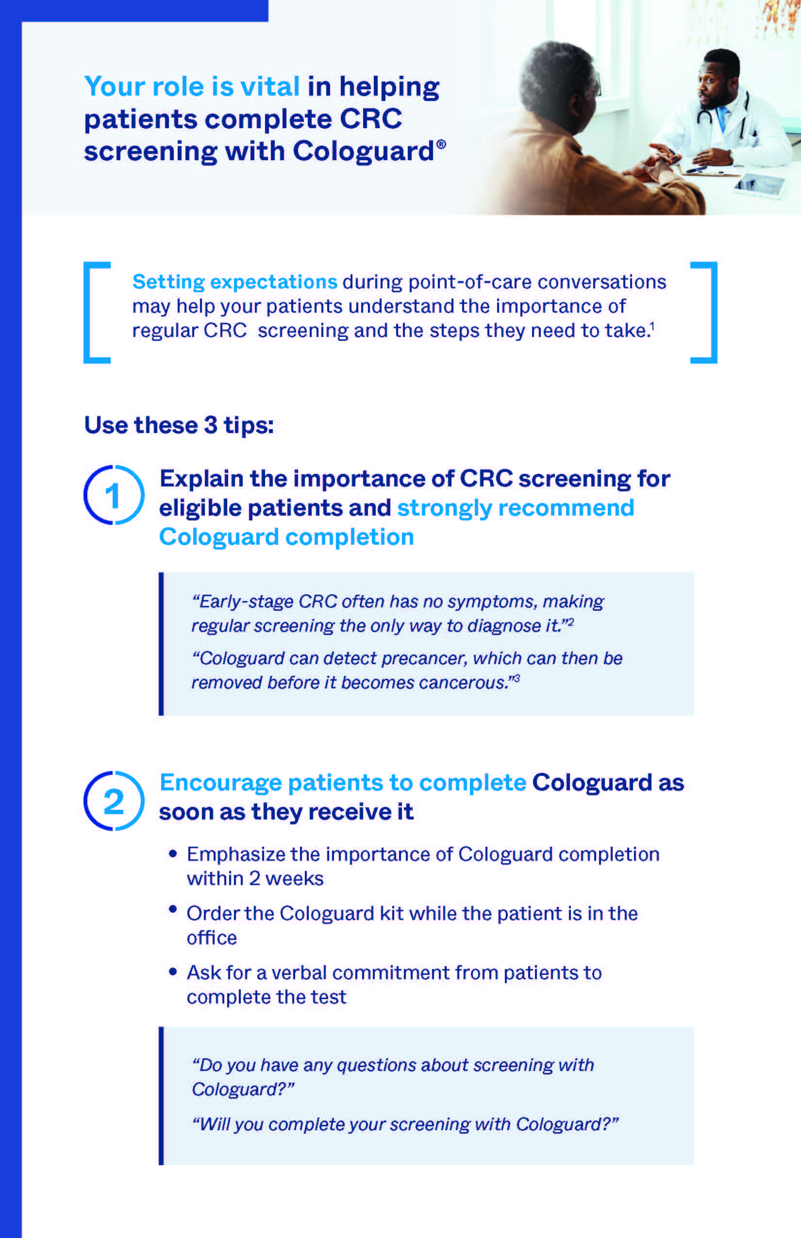 Cologuard Adherence Resource 2024 (How to use test) – Workflow Services