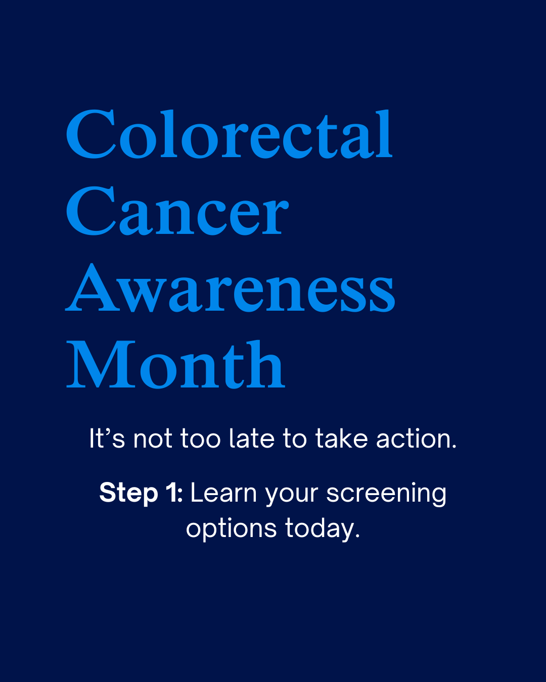 CRC Awareness Month: 4-Week Promotion Guide for Pharmacies – Workflow ...