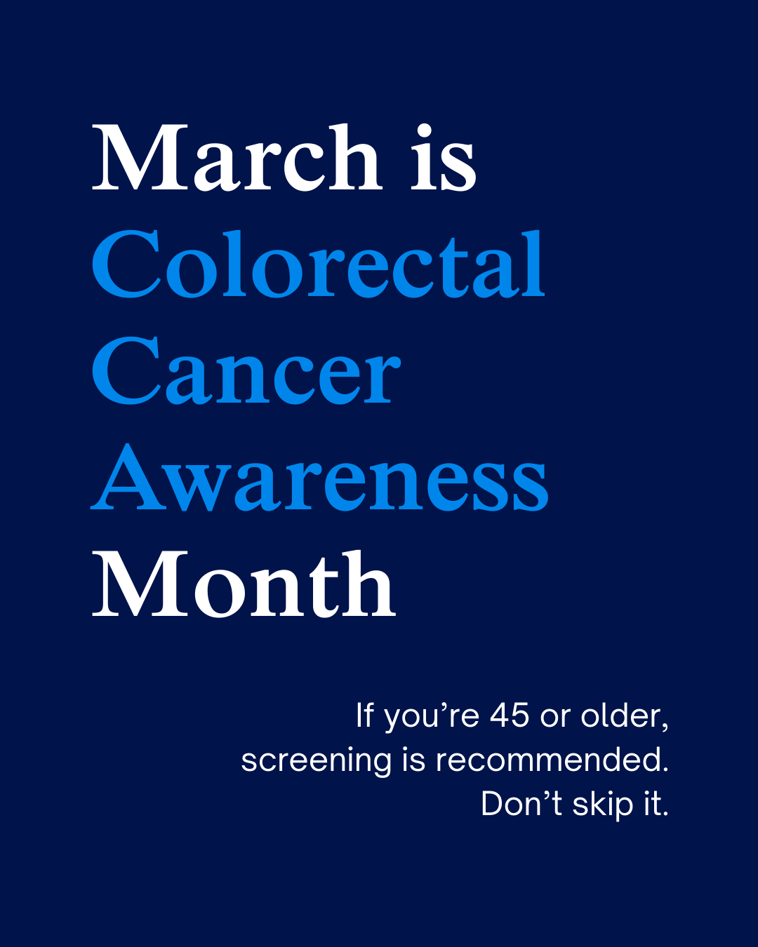 CRC Awareness Month: 4-Week Promotion Guide for Pharmacies – Workflow ...